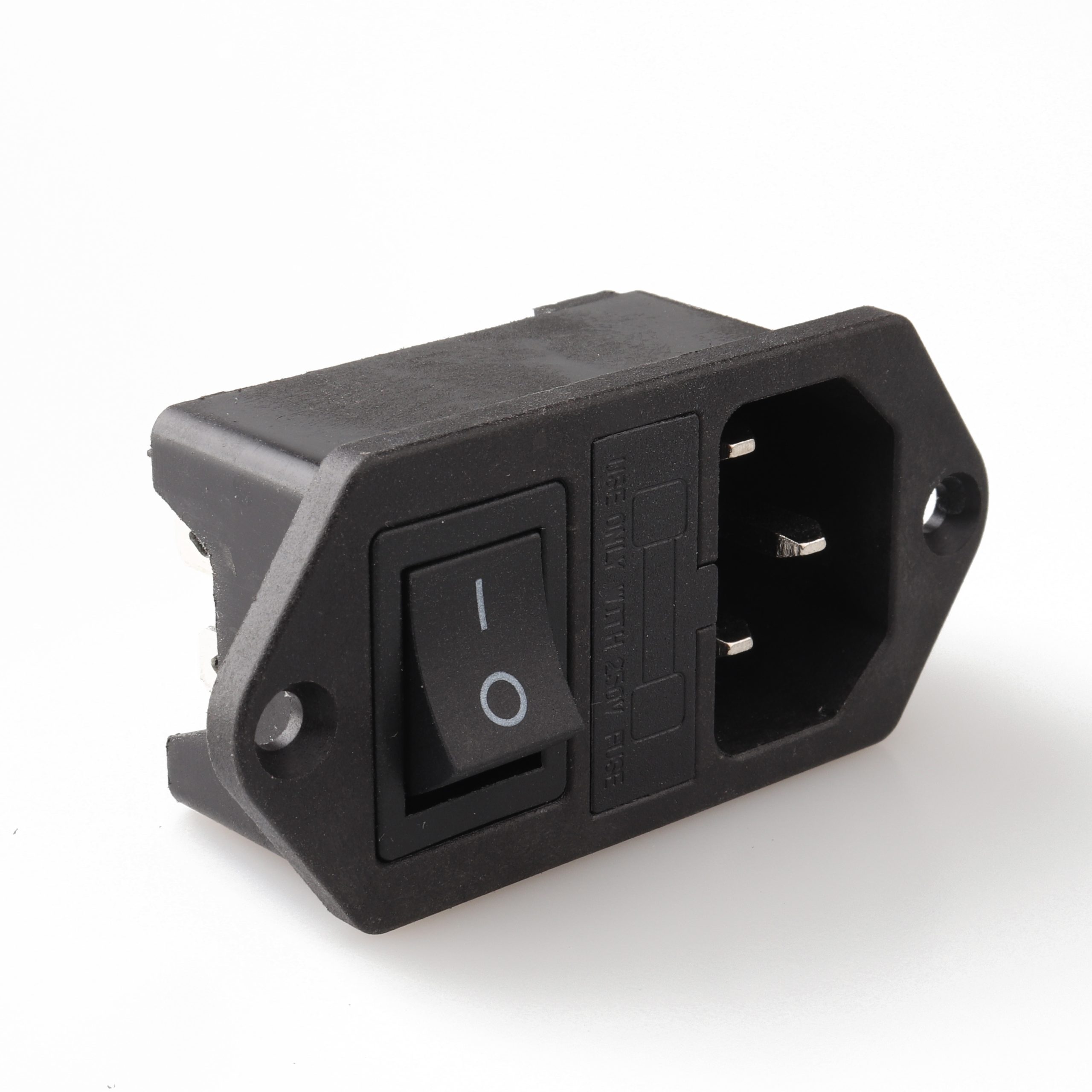 LZ-14-F19 AC Power Socket With Double Fuse High Quality Male Female ...