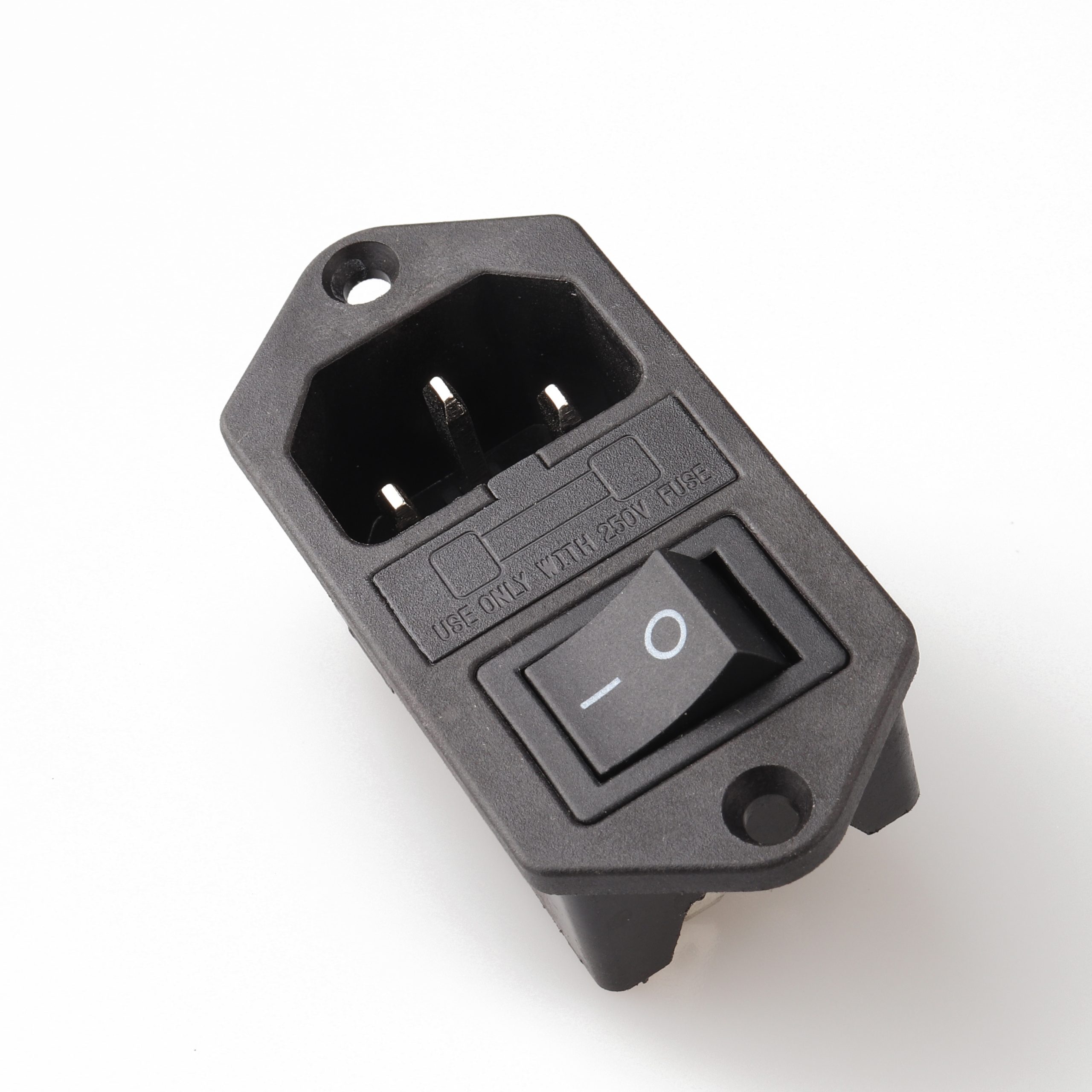 LZ-14-F19 AC Power Socket With Double Fuse High Quality Male Female ...